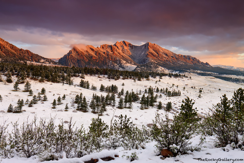 Clearing Storm Over The Flatirons | Boulder, Colorado | Thomas Mangan ...